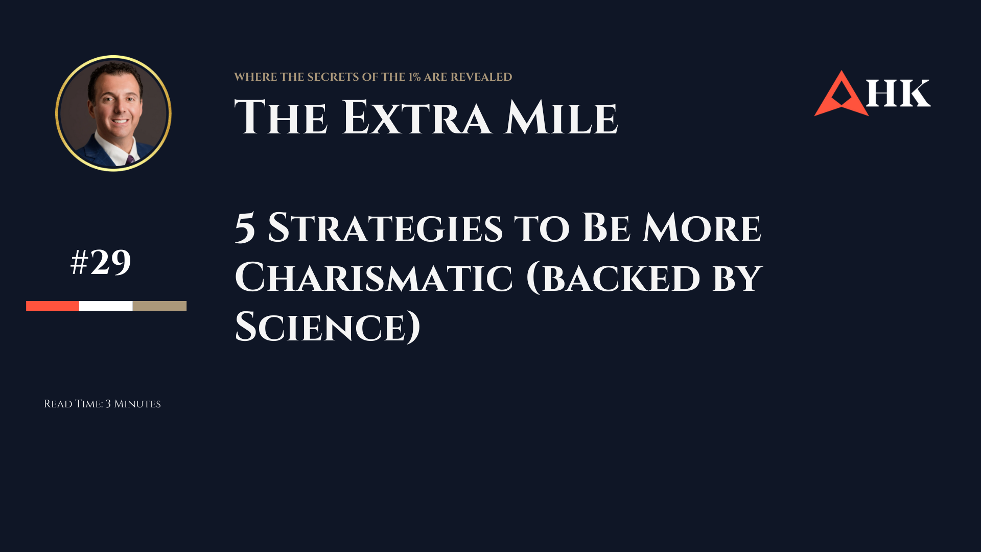 5 Strategies to Be More Charismatic (backed by Science) | Harry Karydes | Certified High ...